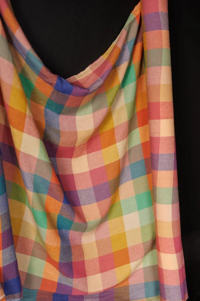 TEACUP CHECK LINEN– Ginger Twist Studio