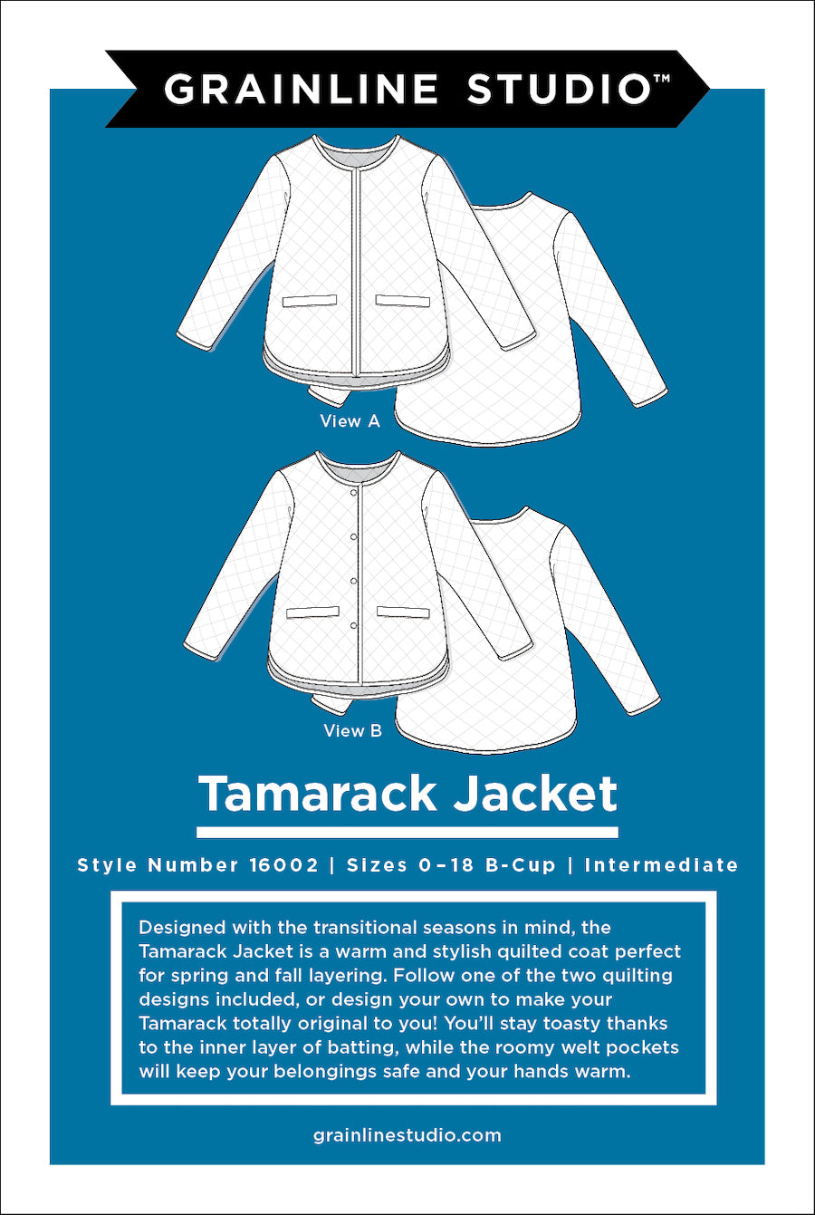 TAMARACK JACKET PATTERN– Ginger Twist Studio